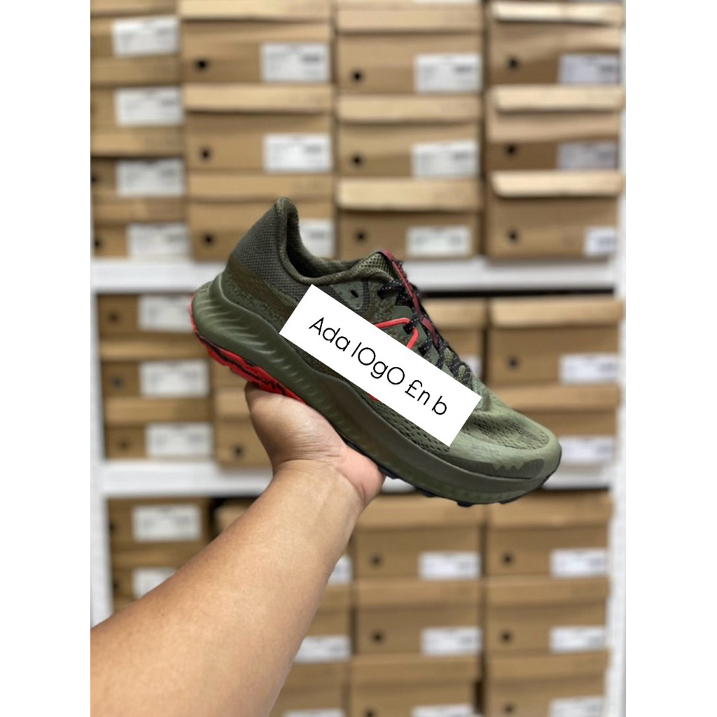 Jual SEPATU PRIA TRAIL RUNNING ARMY GREEN ORIGINAL BNIB MEN SHOES ...