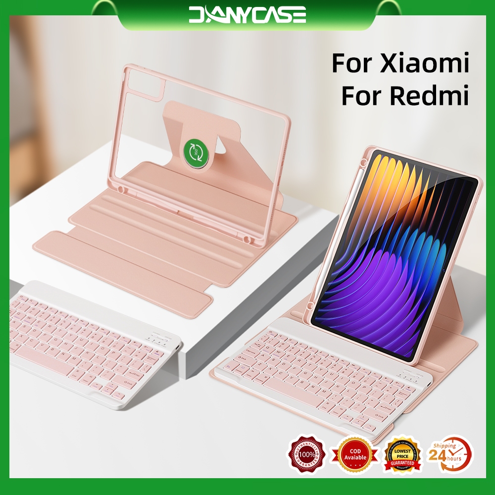 Jual DANYCASE 360° Rotating Magnetic Keyboard Case for Xiaomi Mi Pad 6 ...