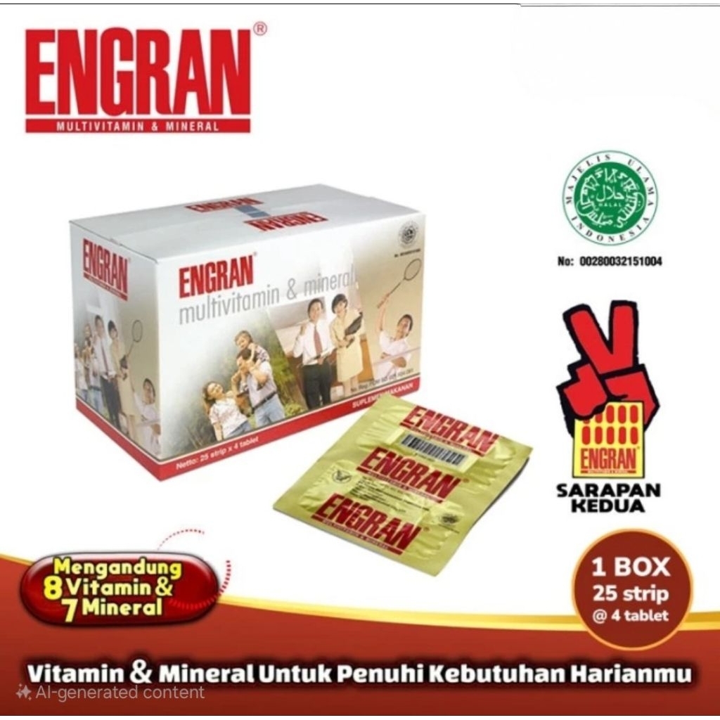 Jual Engran Multivitamin | Shopee Indonesia