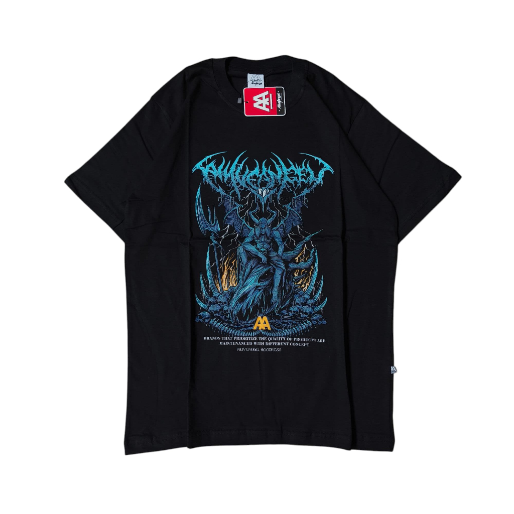 Jual BAJU METAL / KAOS BAND ROCK N ROLL KING OF HELL / KAOS METAL ...