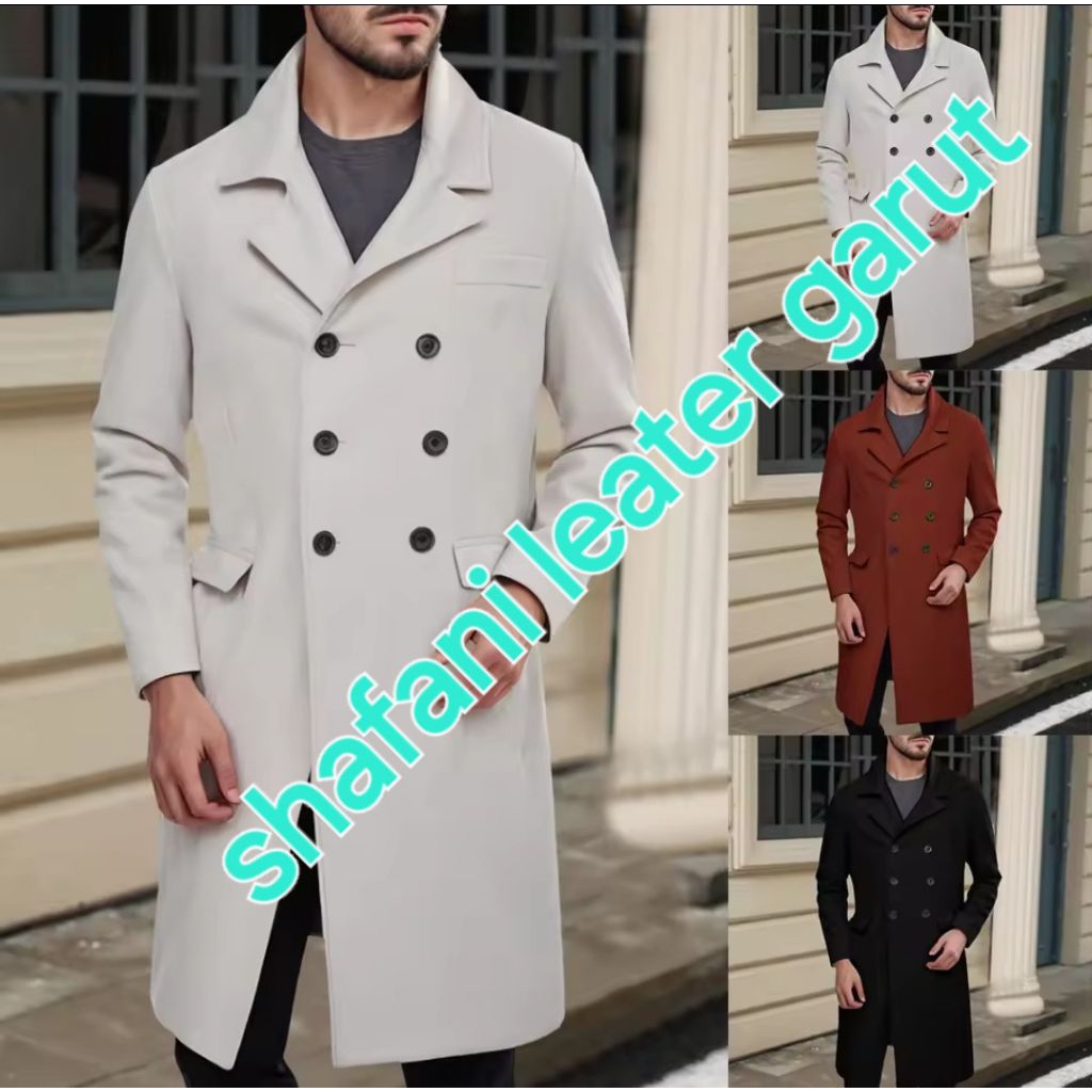 Jual LONG COAT PRIA/BLAZER PRIA/JAS PORMAL/JAKET KOREAN | Shopee Indonesia