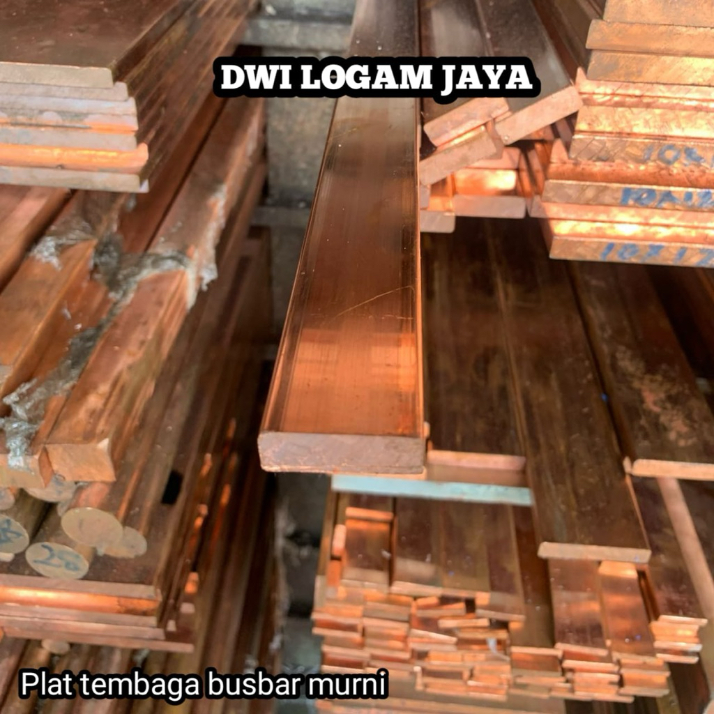 Jual Plat Tembaga Busbar 50mm X 200mm X 300mm /Strip Tembaga Busbar ...