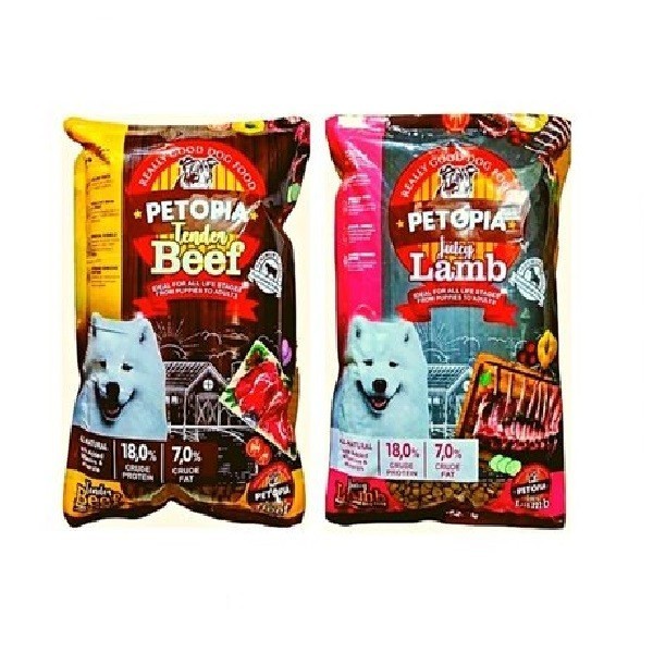 Jual MAKANAN ANJING PETOPIA BEEF & LAMB 800GR FRESHPACK | Shopee Indonesia