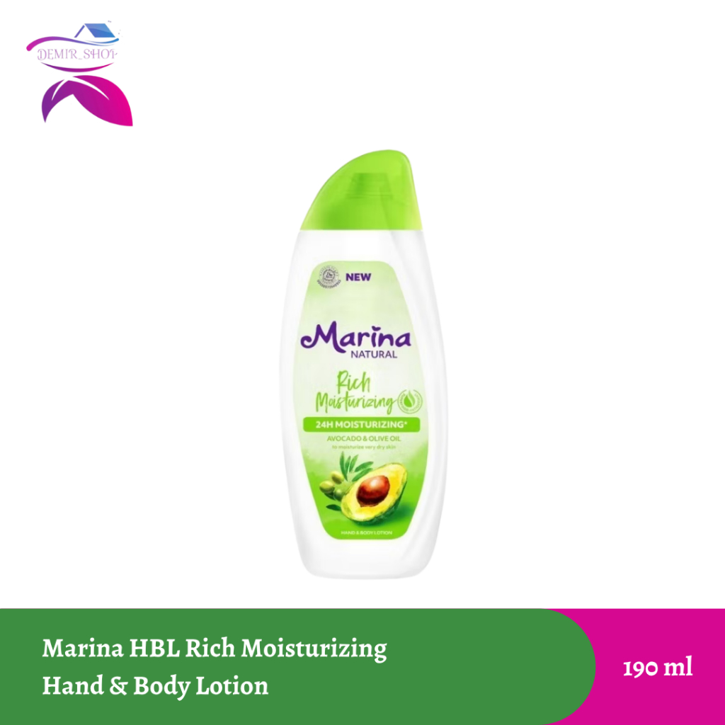 Jual Marina Hand Body Lotion Rich Moisturizing 190 ml | Shopee Indonesia