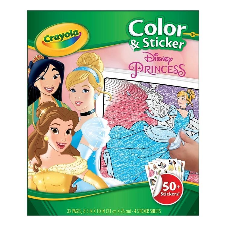 Jual Crayola Color & Sticker Book - Disney Princess | Shopee Indonesia
