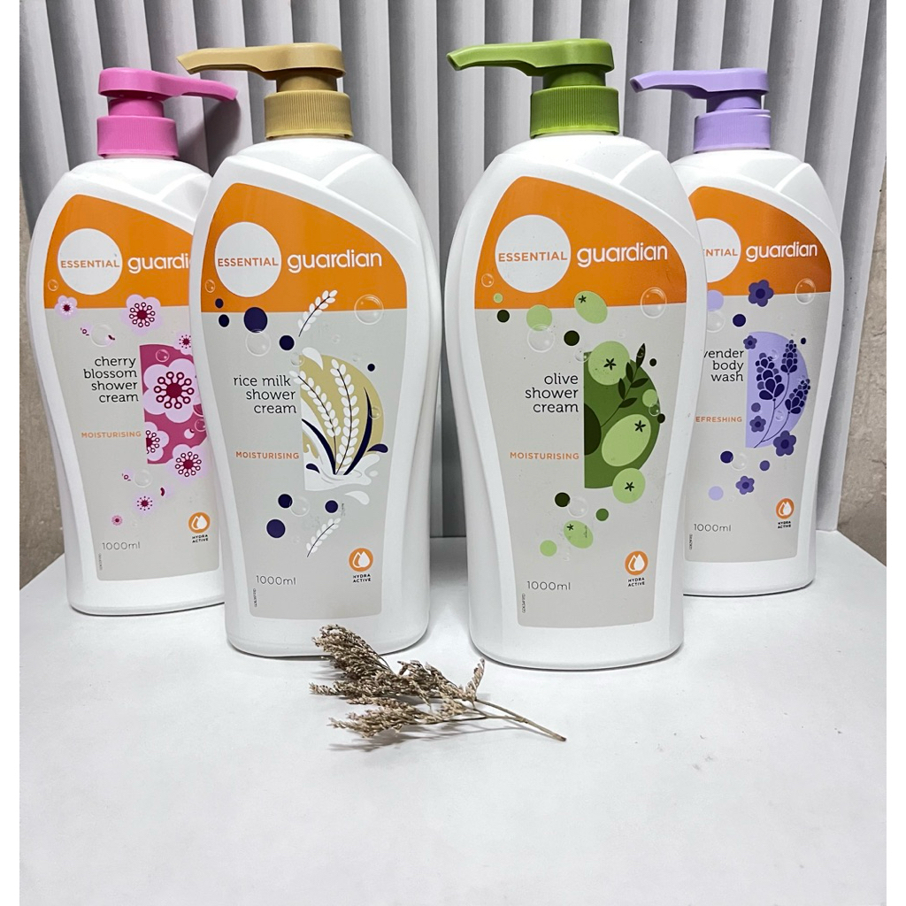 Jual Guardian Essential Shower Cream | Body Wash Moisturising 1000 Ml ...
