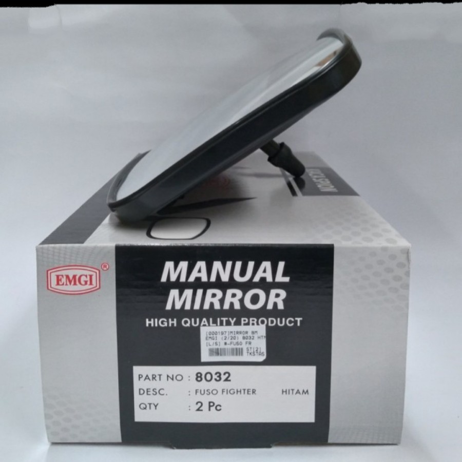 Jual Kaca Spion Fuso FR (Fighter)/ Hino Ranger Manual Hitam (Emgi 8032 ...