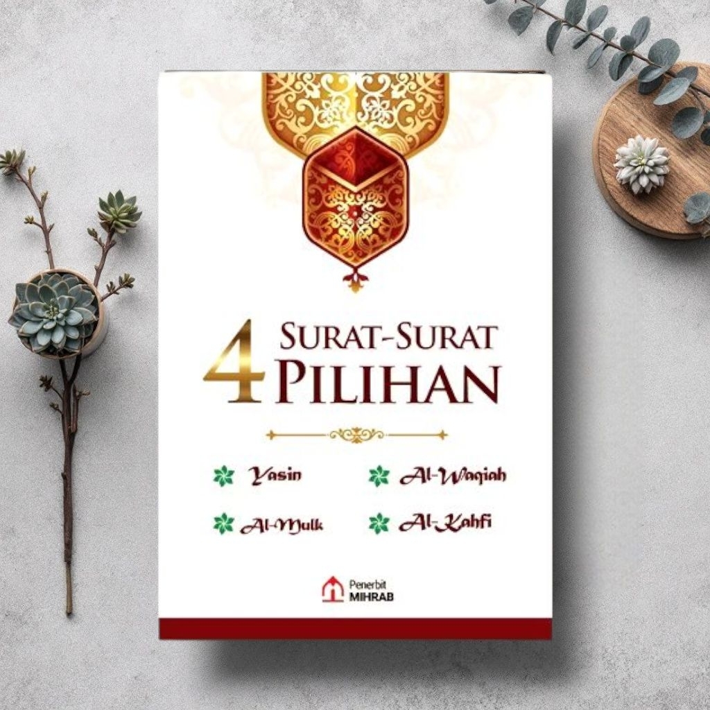 Jual kitab Empat Surat Pilihan - Yasin Waqiah Tabarak Al Kahfi - Ukuran ...