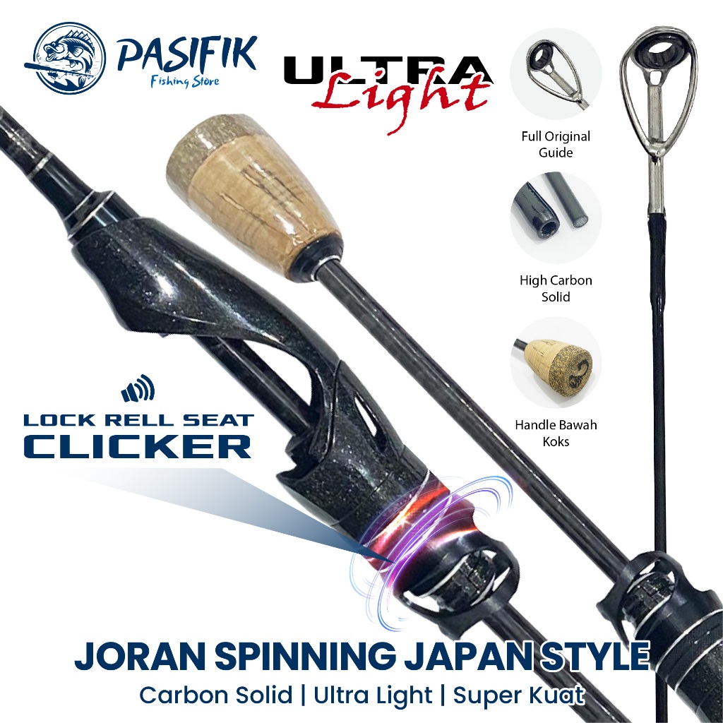 Jual Joran Spinning Pasifik Joran Pancing Dengan Ukuran 1.68M 1.80M 1 ...