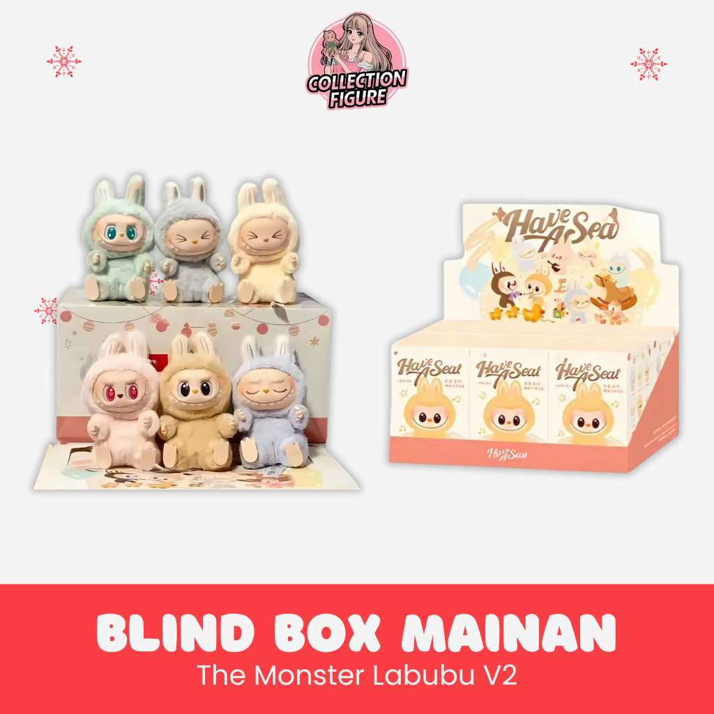 Jual Blind Box The Monster Labubu V2 - Have A Seat Labubu / V2 Labubu ...