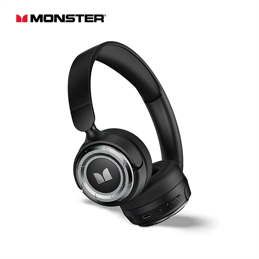 Jual Monster Headphone Wireless High Quality Music Headset Earphone ...