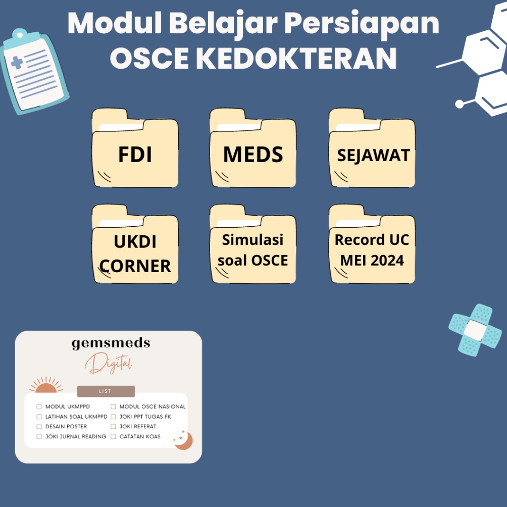 Jual KODE N37O MODUL RANGKUMAN OSCE NASIONAL ATAU LOKAL KEDOKTERAN REKAPAN OSCE NASIONAL PAKET ...