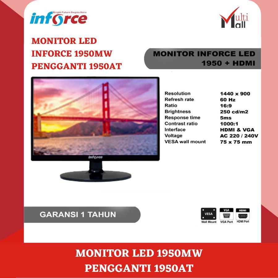 Jual MONITOR INFORCE LED 1950MW 19.5 20 19 inch -HDMI | Shopee Indonesia