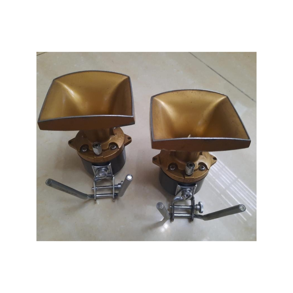 Jual Tweeter Vintage Rare Horn Alumunium PIONEER PT- 6 Original GOLD ...