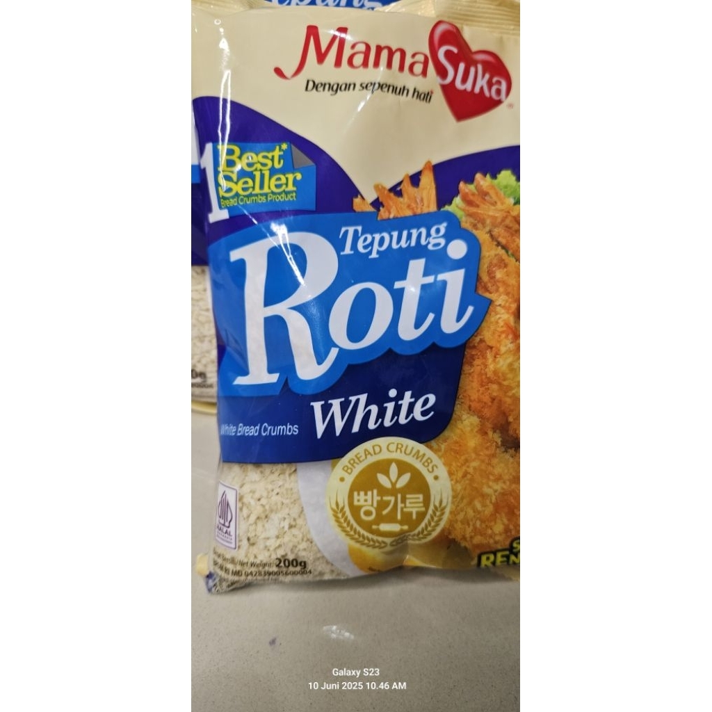 Jual MAMA SUKA tepung roti 200gram. white bread crumb mama suka ...