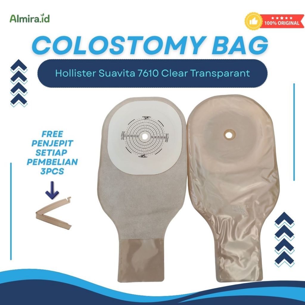 Jual Colostomy Bag / Kantong Kolostomi Suavita 7610 Bening | Shopee ...
