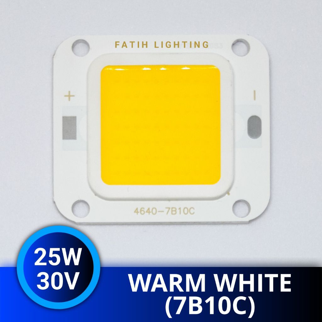 Jual Sparepart Lampu Sorot LED 25 Watt 30 Volt DC Tipe 7B10C Warna Warm ...