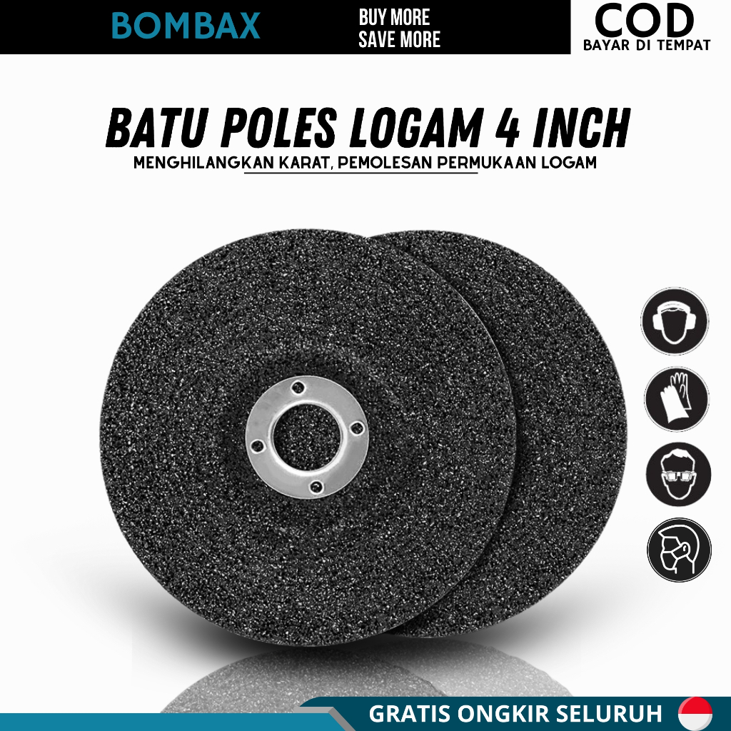 Jual Batu Gerinda Asah 4 in X 6mm Mata Gurinda Poles Grinding Besi ...