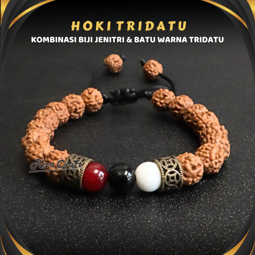 Jual THE TRIDATU - Gelang Serut Biji Jenitri Jenetri Tridatu Kombinasi ...