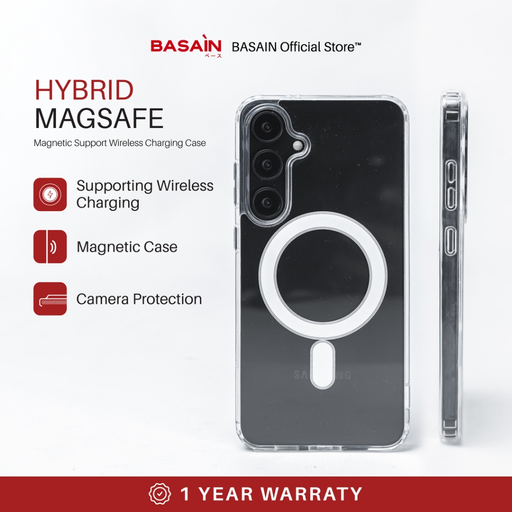 Jual Casing Samsung A54 Case Hybrid MagSafe BASAIN | Transparent ...