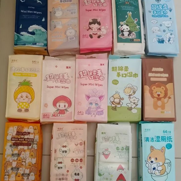 Jual Tisu Basah | Travel Mini Motif Lucu | Tisu Basah Mini | Tisu Motif ...