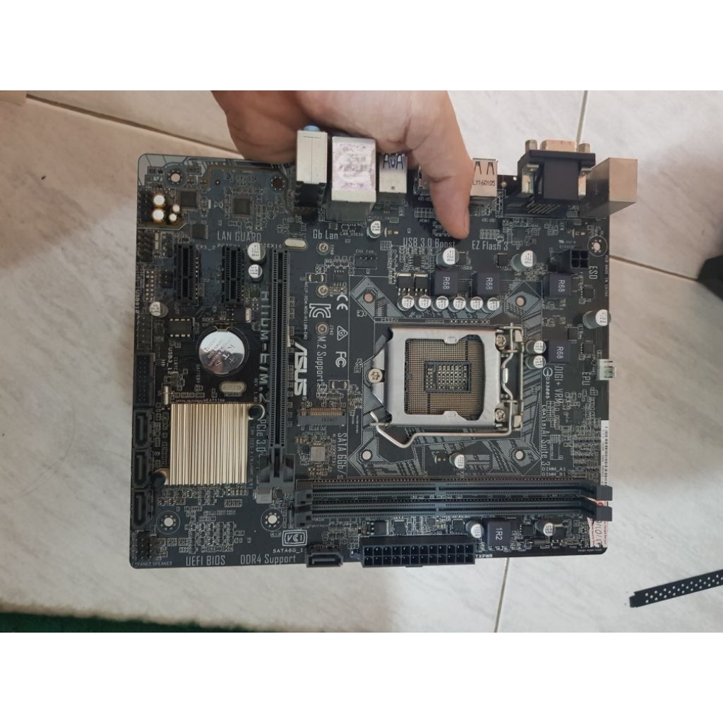 Jual Motherboard Asus H110M-E/M.2 DDR 4 socket 1151 support Intel gen 5/6/7 (second) | Shopee ...