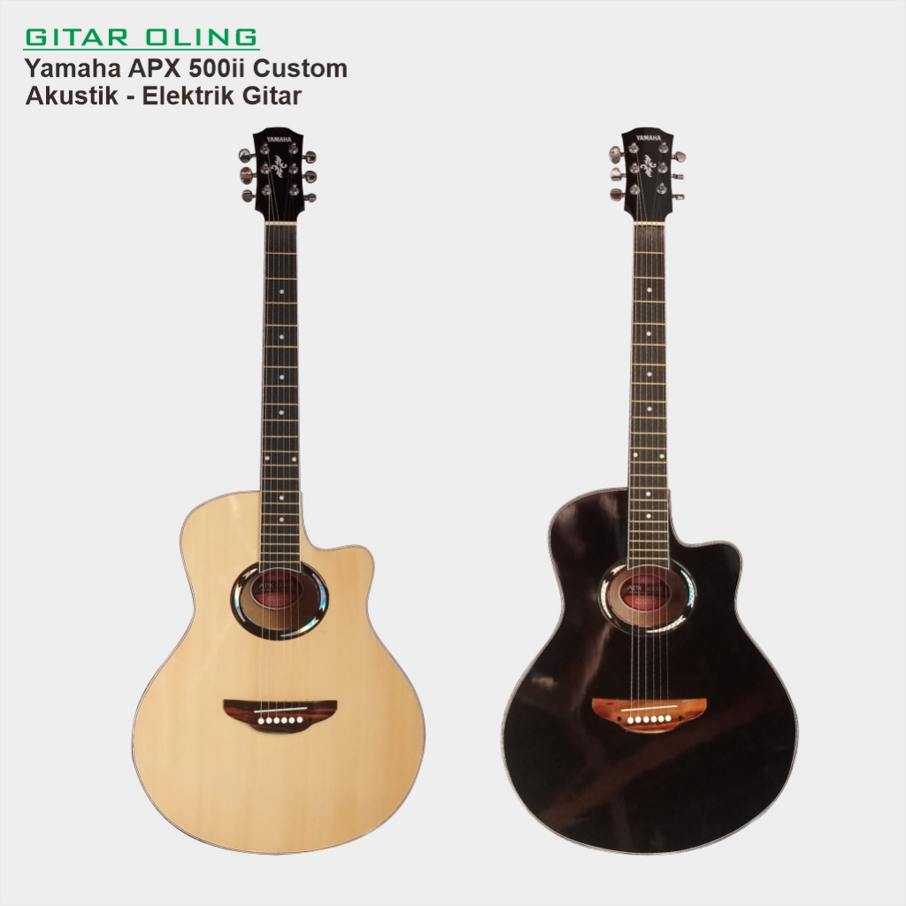 Jual Gitar Akustik Elektrik Yamaha APX 500ii Senar String Guitar ...
