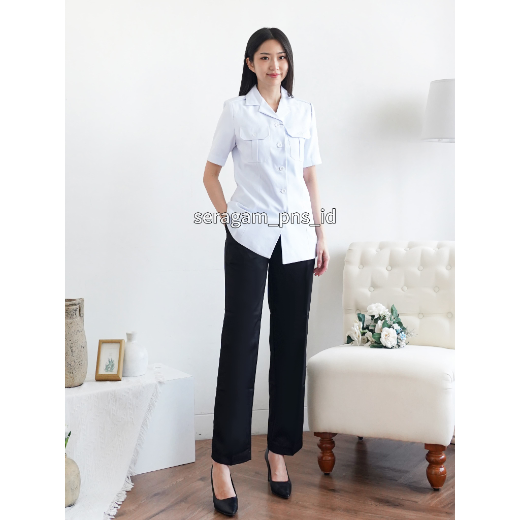 Jual Blazer Wanita / Seragam PNS ASN Wanita / Baju Dinas PDH / Baju ...