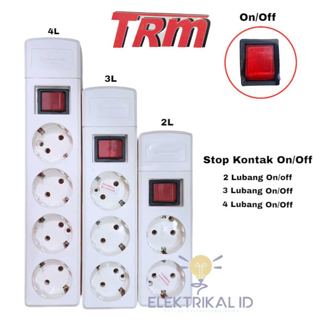 Jual Terminal Stop Kontak + Saklar TRM TANPA KABEL | Shopee Indonesia