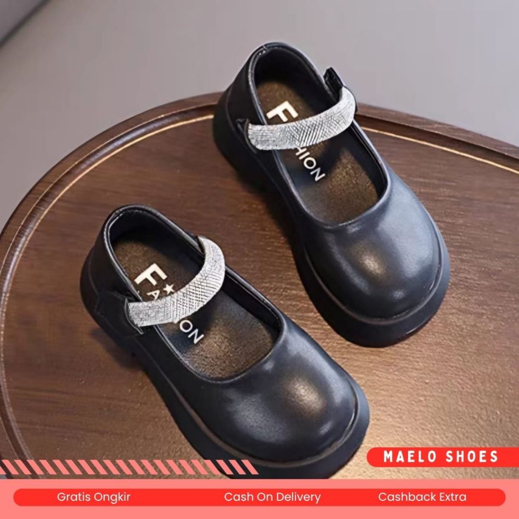 Jual MAELLO SHOES - SEPATU DOCMART ANAK WANITA MODEL SIMPEL PAYET ...