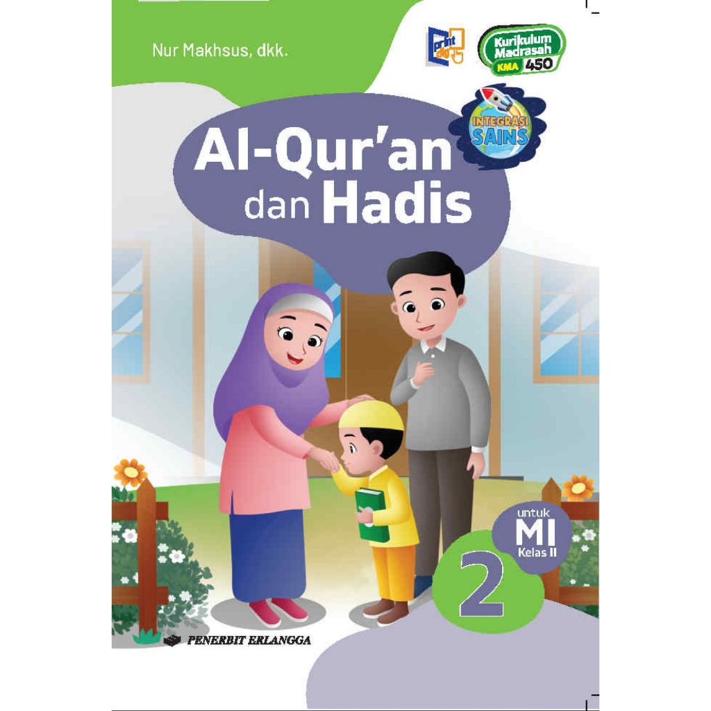 Jual Erlangga Buku Pelajaran MI AL-QUR'AN DAN HADIS kelas 2 Kurikulum Madrasah KMA 450 | Shopee ...
