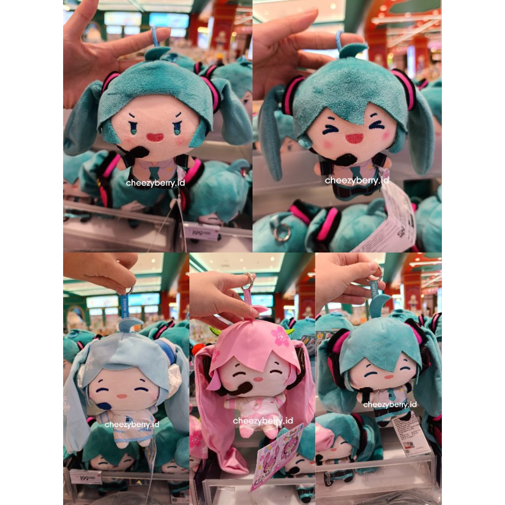 Jual Hatsune Miku Collection Overjoy Ponytail Plushie | Hatsune Miku ...