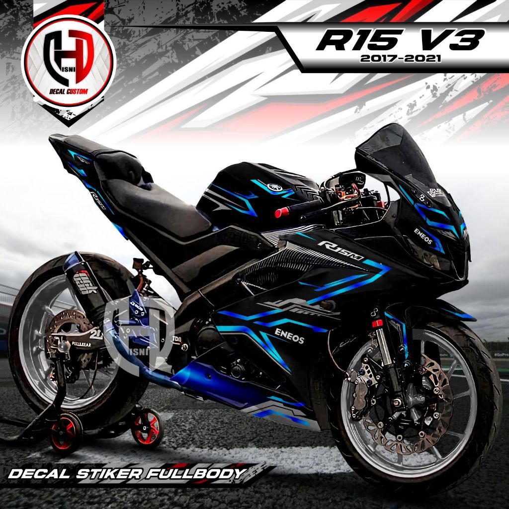 Jual Decal R15 V3 Full Body Matrixline Decal Yamaha R15 V3 Full Body ...