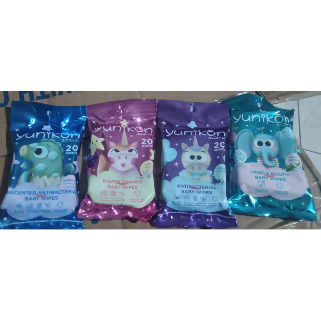 Jual Tisu Basah Yunikon 20 Sheets 1 Pcs | Shopee Indonesia