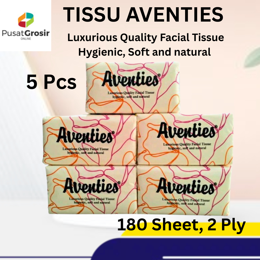 Jual TISSUE AVENTIES FACIAL 2 PLY/ 180 SACHET / TISSU / TISU WAJAH ...