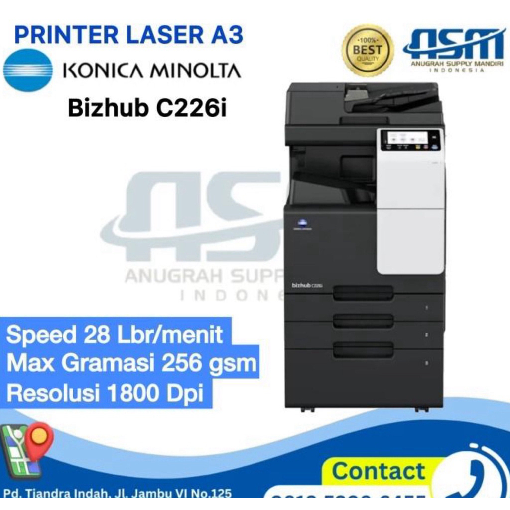 Jual Printer Laser Toner A3 Konica Minolta Bizhub C226i Fotocopi fotocopy | Shopee Indonesia