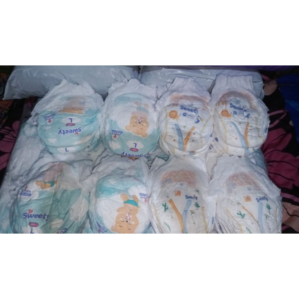 Jual pampers/popok bayi curah sweety murah 1 bal isi 50 pcs | Shopee Indonesia