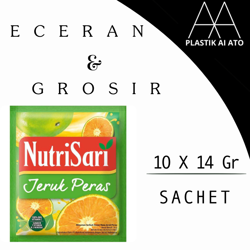 Jual Nutrisari JERUK PERAS 1 Renceng 10x14gr – Minuman Serbuk Segar ...