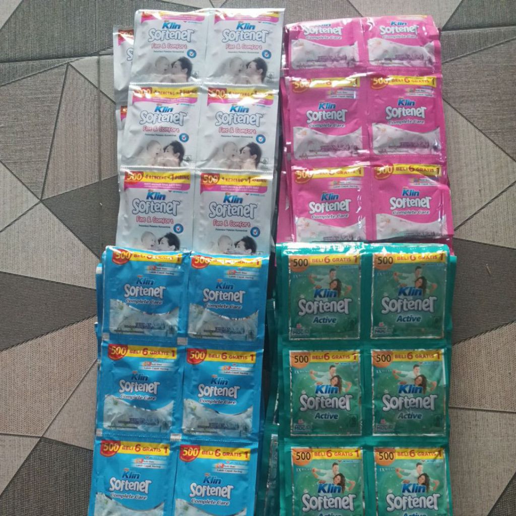 Jual SOKLIN SOFTENER 2 RENCENG(24 SACHET)4RENCENG FREE PIRING KACA ...