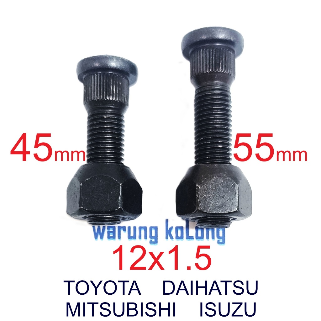 Jual Baut Roda TOYOTA Kijang Innova Avanza Xenia Rush Terios Zebra L300 ...