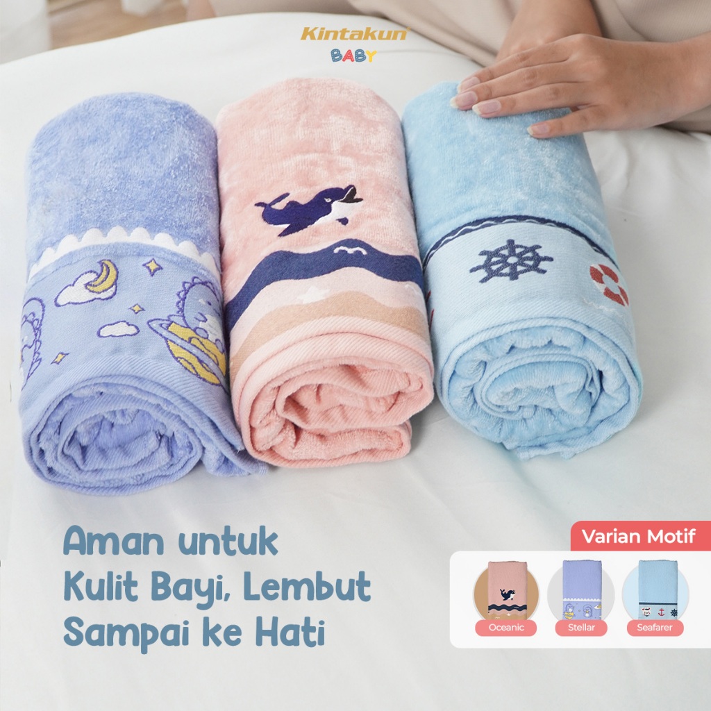 Jual [NEW LAUNCH] KINTAKUN BABY Handuk Bayi / Anak Mandi Bath Towel ...