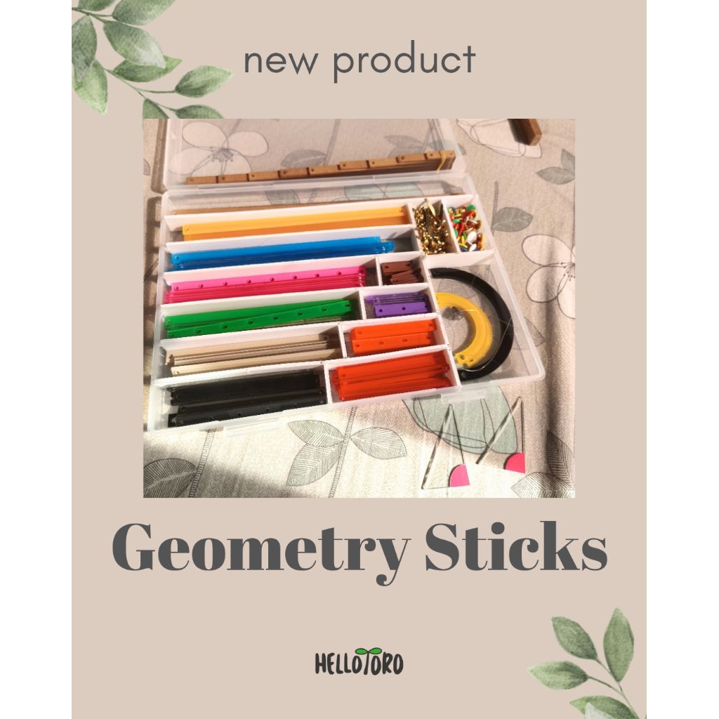 Jual Geometry Sticks Montessori Elementary | Shopee Indonesia