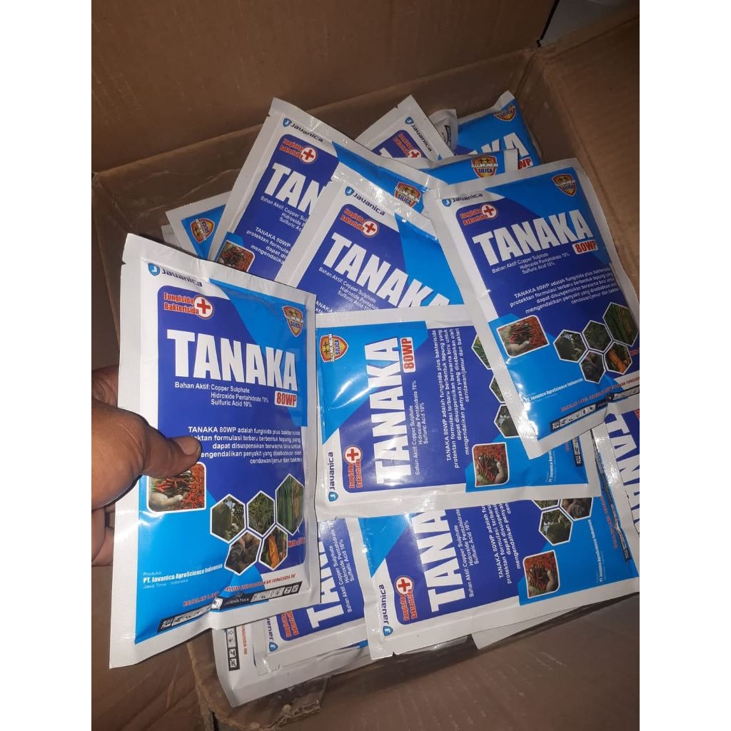 Jual Fungisida Tanaka 80wp 250gr Fungsida Bakterisida Pengendali Hama ...