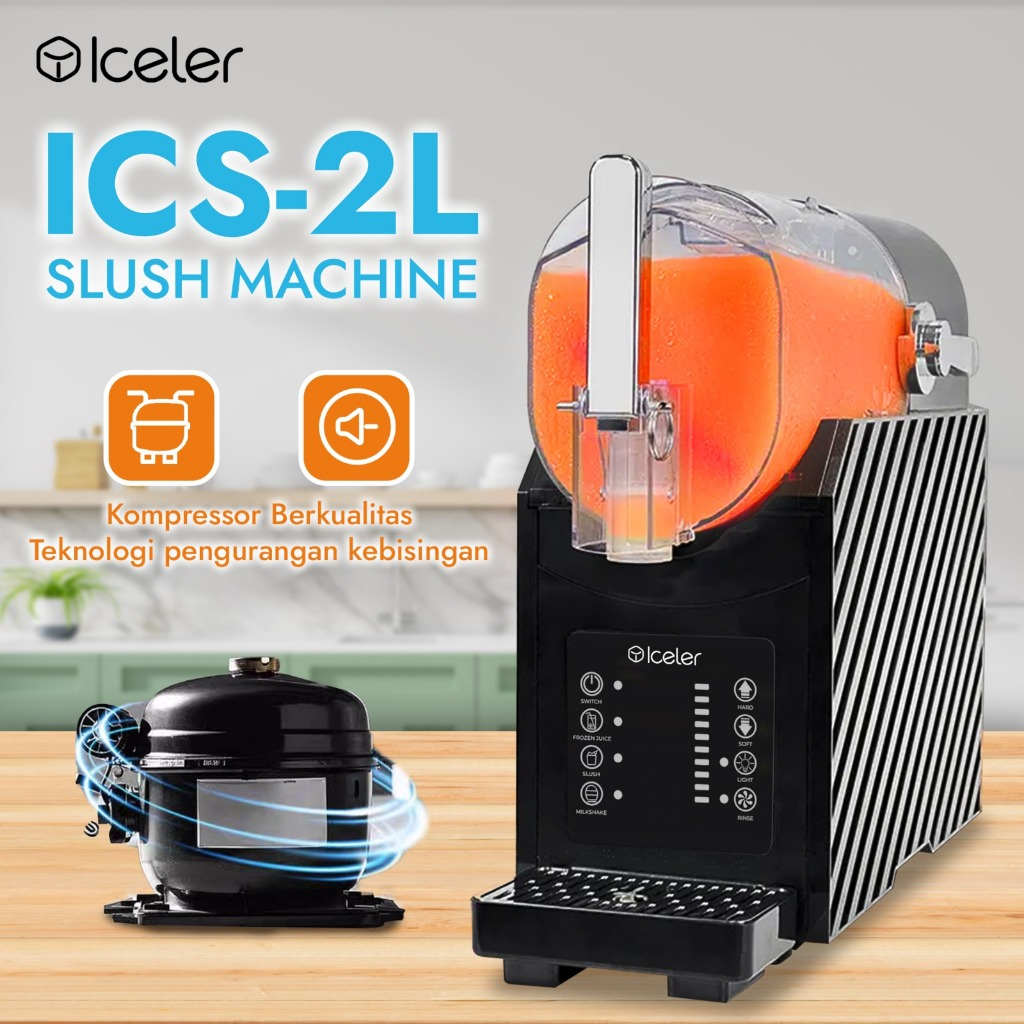 Jual Slushy Machine Iceler Mesin Slush/ Cold Drink/ Margarita/ Jus ...