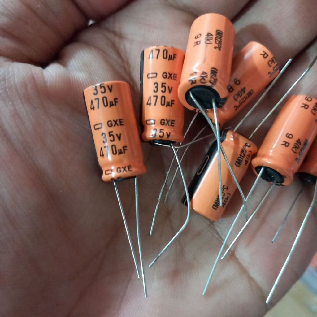 Jual Elco 470uf 35v orange original 1 pcs | Shopee Indonesia
