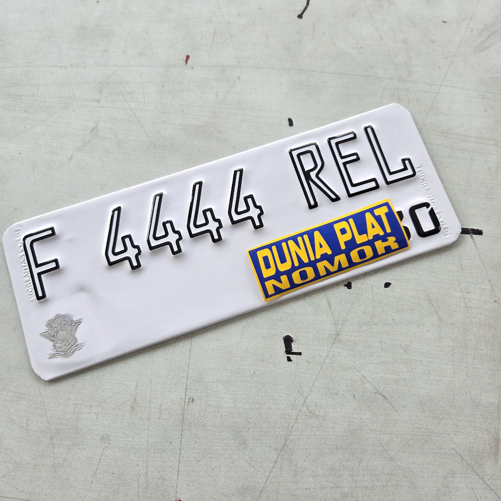 Jual PLAT NOMOR MOTOR BAUT TANAM DAN PLAT NOMER MOTOR STANDAR TIMBUL ...