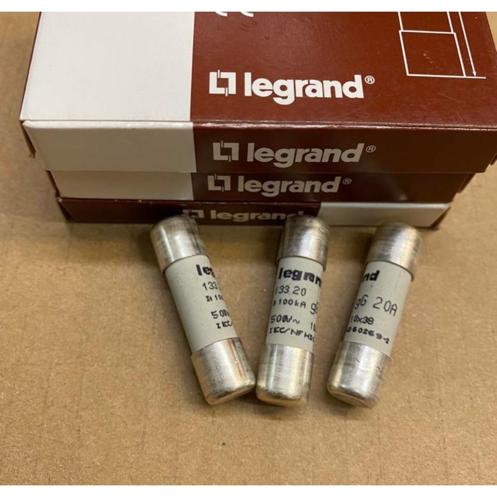 Jual fuse keramik legrand 10x38 20a 500v fuse legran 10x38 20A | Shopee ...