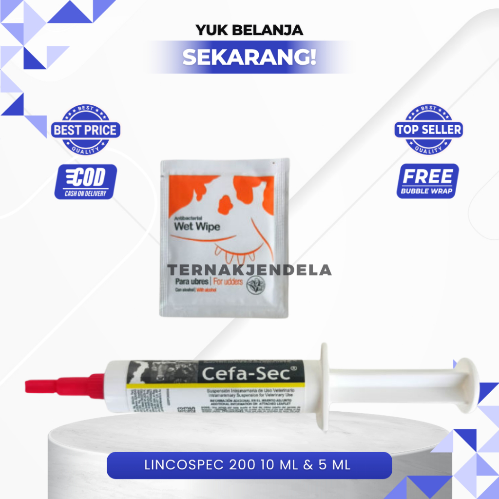 Jual Cefa Sec 10 ml - Cefasec 10 ml Obat Mastitis Masa Kering Ampuh seperti Depolac Cloxa ben ...