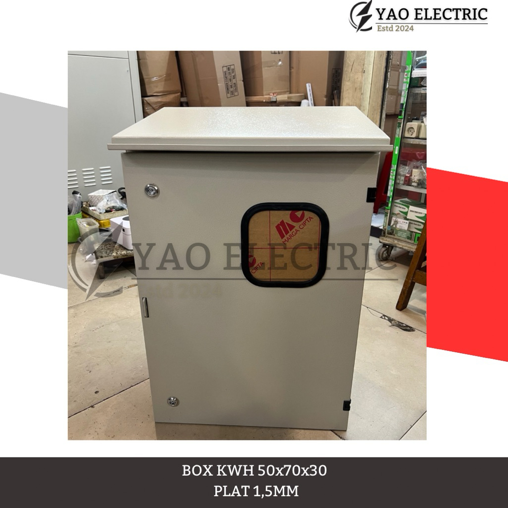 Jual Box Panel Listrik KWH 50x70x30 TEBAL PLAT 1.5MM Powder Coating ...