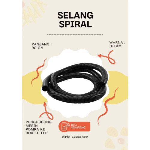 Jual SELANG SPIRAL (SELANG FILTER AQUARIUM) | Shopee Indonesia